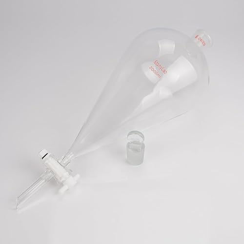 2l Separatory Funnel Conical Separatory Funnel, 1000 Ml Heavy Wall ...