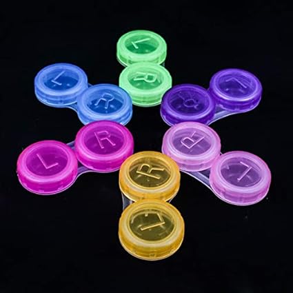 Contact Lens Cases 10 Pack, Contact Lens Cases Contact Lens Holder Box ...