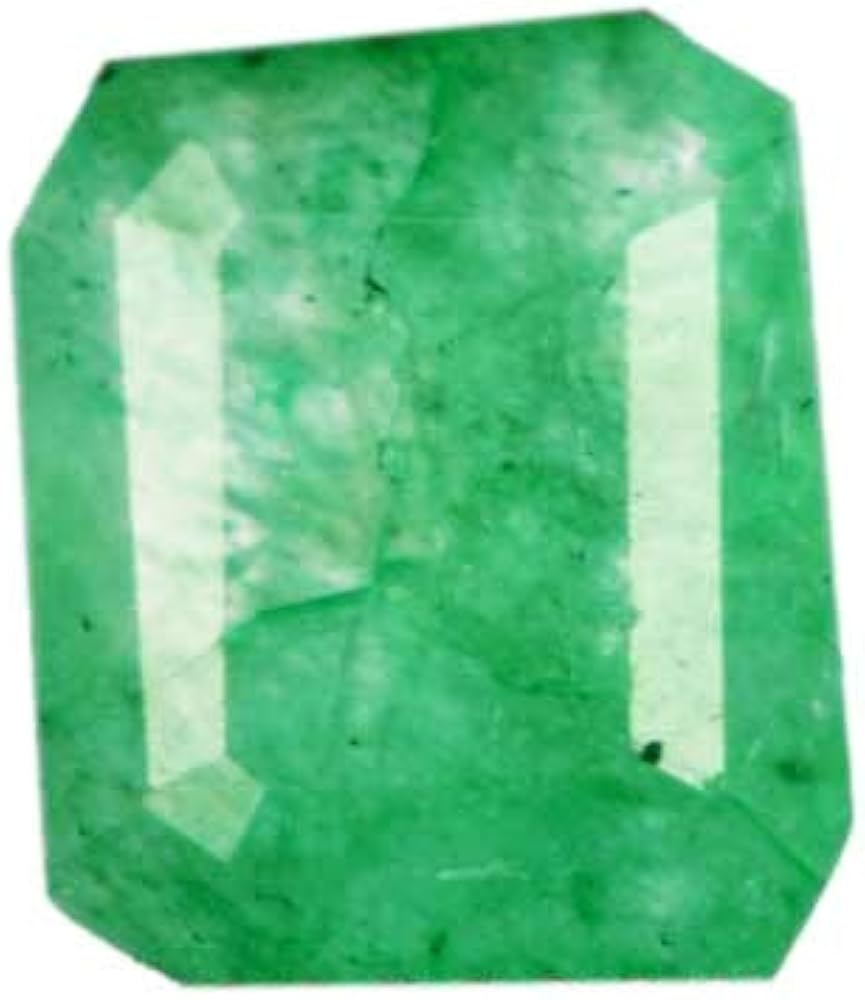 Genuine Green Emerald 2.90 Ct Egl Certified Green Emerald, Shiny ...