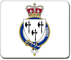 Amazon.com: Gibbs Ireland and England Family Crest Coat of Arms Mouse ...