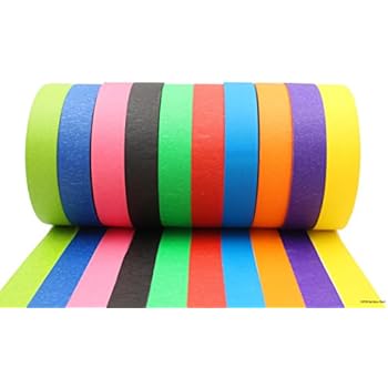 3M General Purpose Vinyl Tape Color Coding Pack, 6-Roll - Adhesive ...