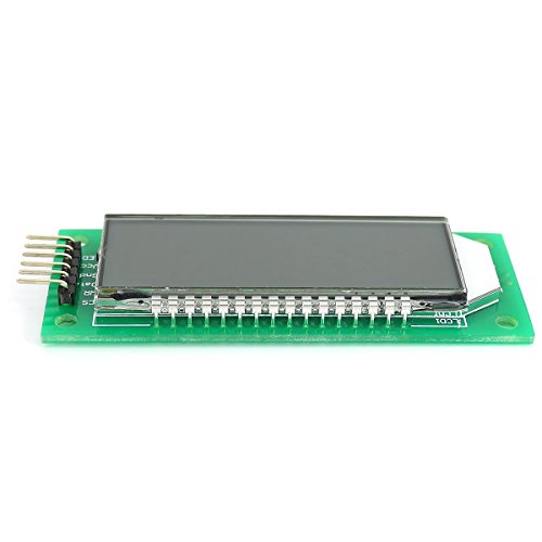 OLSUS 2.4 inch 6-Digit 7 Segment LCD Display Module Blue Backlit with ...