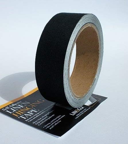 Lineco Linen Adhesive Hinge Tape Blk 1.25Inx35Ft: Amazon.co.uk: Kitchen ...