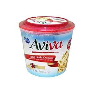 Amazon.com: AVIVA Soda Crackers 27.5 oz Saltines in Plastic Cube