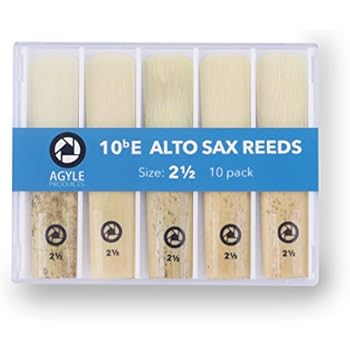 Amazon.com: Glory Reeds Alto Saxophone Reed Size #3, Box of 10- size 1. ...