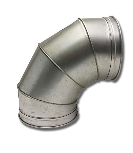 U-Duct - 24" x 90 degree 1.5 Centerline Radius Elbow for Clamp-together ...