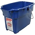 Amazon.com: Rubbermaid Roughneck Square Bucket, 14-Quart, Blue, Sturdy ...