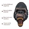 Tecesy Gorilla Hand Puppet Toys, Soft Rubber Puppets Realistic Gorilla ...