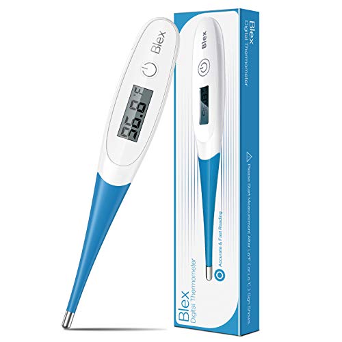 Thermometer for Adults and Kids, Digital Oral Thermometer with 10 ...
