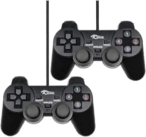 USB Wired Double Controller Gamepad (2082) For Pc And Laptop price in ...