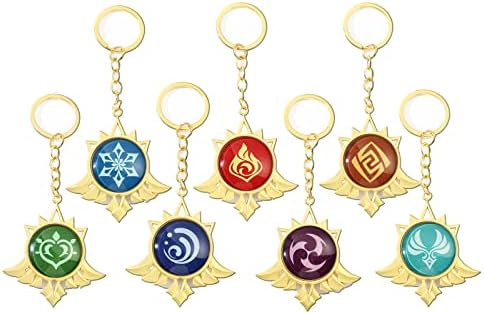 ZhuoXing jewelry Anime Genshin Impact Vision Keychain - Eye of God ...