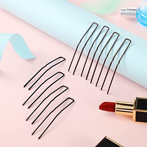 24 Pcs U Shaped Ballet Bobby Pins U Pin Hair Styling Pins for Updo with ...