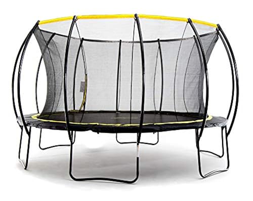 SkyBound "Stratos Premium 15 Foot Trampoline with Safety Enclosure Net ...