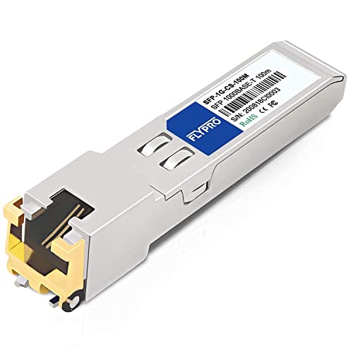 SFP to RJ45 1000Base-T, 1.25G SFP RJ45 Copper Module, Ethernet ...