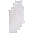 Women's Plus Racerback Tank Tops 3X White, White, White, White at ...