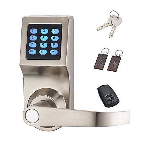 Intelligent Lock XINDA Pinpad Remote Lock Keyless Password Lever Door ...