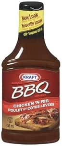 Kraft BBQ Sauce, Chicken & Rib, 455mL: Amazon.ca: Grocery
