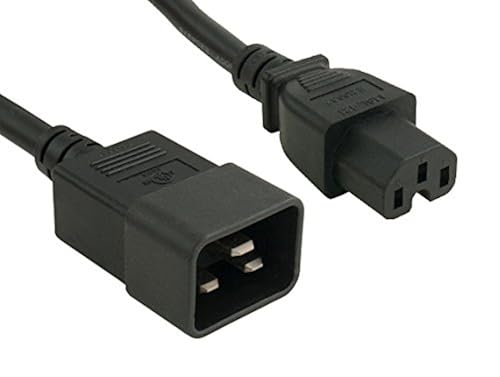 Cable Leader 3ft 14 AWG 15A 250V Power Cord (IEC 320 C20 to IEC 320 C15) UL Listed in Kenya ...