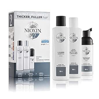 Amazon.com: Nioxin System Kit 2, Natural Hair with Progressed Thinning ...