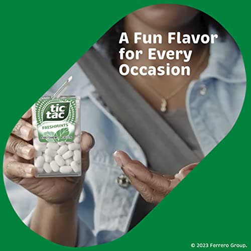 Tic Tac Flavor Variety Pack, On-The-Go Refreshment, 12 Pack, 1 oz Each ...