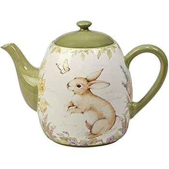 Amazon.com | Halcyon Collection, Rabbit Teapot: Teapots
