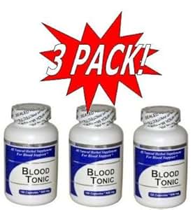 Amazon.com: Blood Tonic (150 Capsules) - Concentrated Herbal Blend ...