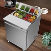 29" W Commercial Refrigerator Sandwich Salad Prep Table Refrigerator ...