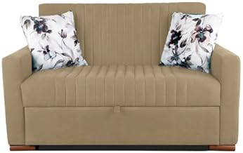 سعر Aldora Imza Tow Seater Sofa Bed -Beige فى مصر | بواسطة امازون مصر ...