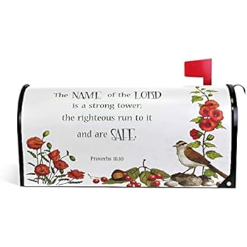 Amazon.com: VictoryStore Outdoor Mailbox Cover - Religious Mailbox ...