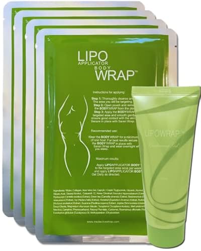 Tummy Body Wrap with Guarana, Green Tea, Seaweed Wraps Works for ...