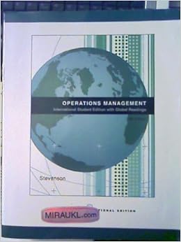 Operations Management: William J. Stevenson: 9780071107549: Amazon.com ...