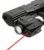 QR-Laser Red Laser Sight Gun Light Combo 500 Lumens Tactical Flashlight ...