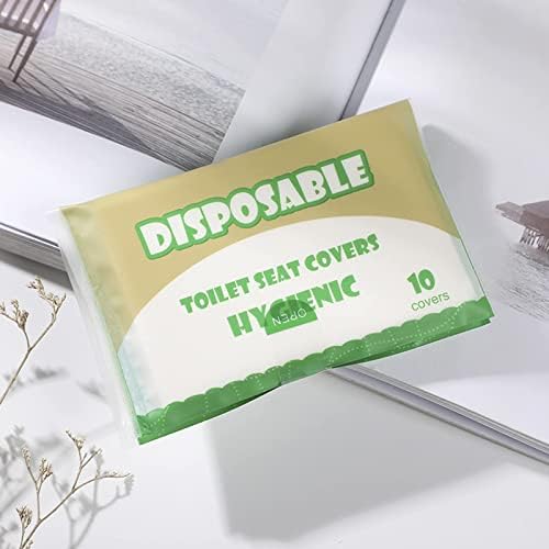 40 Sheets (4 bags) Disposable Paper Toilet Seat Cover Dissolved Paper ...
