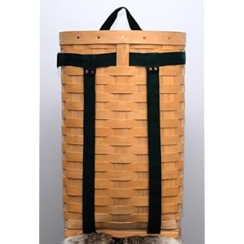 Amazon.com : Trappers Hardwood Veneer Pack Basket 10" : Picnic Baskets ...
