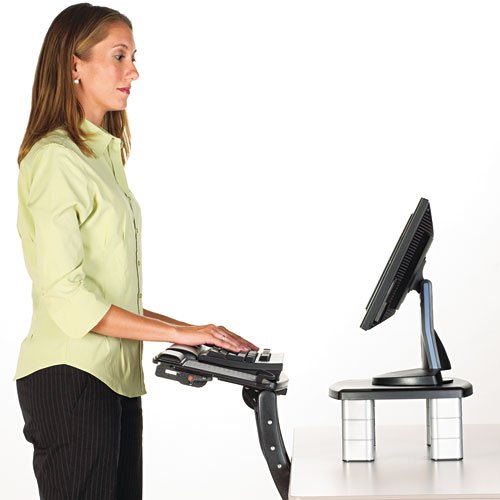 Buy 3M - Sit/Stand Easy Adjust Keyboard Tray, Highly Adjustable ...