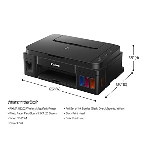 Canon PIXMA G Series Wireless MegaTank All-in-One Printer with Copier ...