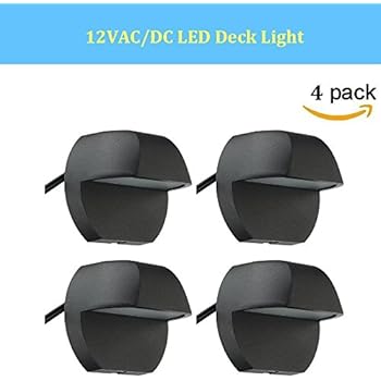 LEDwholesalers Low Voltage Outdoor Landscape Cast Aluminum LED Deck ...