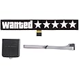 Amazon.com: gofidin LED Wanted Car Window Sticker Windshield Electric ...