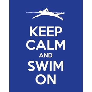 Amazon.com: Keep Calm and Love Math, Premium Art Print (Reflex Blue ...