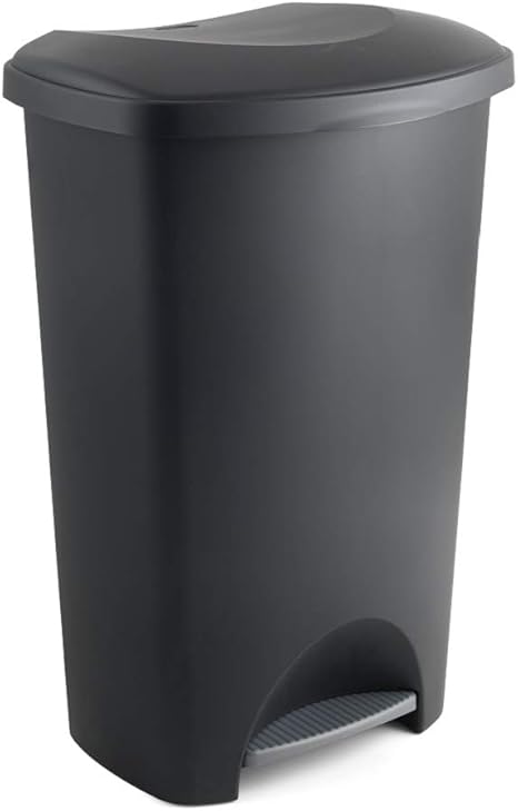 Addis Plastic Family Kitchen Utility Bin, 50 Litre, New Black with ...