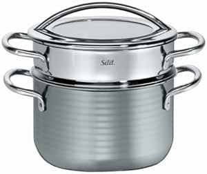 Amazon.com | Silit Vision e30 Cookware 4-Quart Steamer Pot with Insert ...
