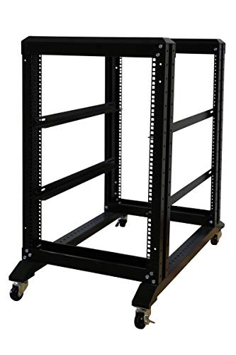 Raising Electronics Server Rack Open Frame Rack 4 Post 19 inch ...