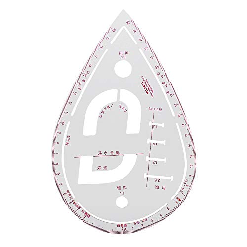 10 Stlye Fashion Ruler Set Vary Form Curve French Curve Pattern Grading ...