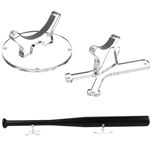 Cosmos 1 Set Desktop Baseball Bat Stand Acrylic Baseball Bat Desk ...