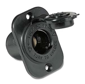 Amazon.com: Dc Power Outlet Receptacle 15 Amp 12 Volt: Automotive