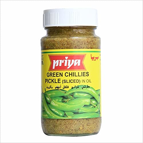 PRIYA FOODS Green Chilli(Sliced) Pickle In Oil 300G price in Saudi ...
