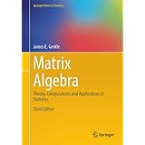 Matrix Algebra: Theory, Computations and Applications in Statistics (Springer Texts in ...
