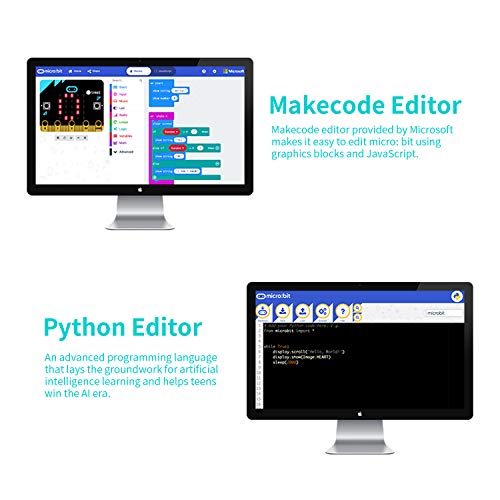 ELECFREAKS microbit Starter Kit for Kid 24 Accessories Micro:bit Basic ...