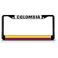 Amazon.com: Fastasticdeals Colombia Colombian Flag Black Heavy Duty ...