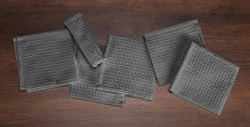 Native Fab Waffle 18 Pack Kitchen Dish Cloths Cotton 12x12 Absorbent ...